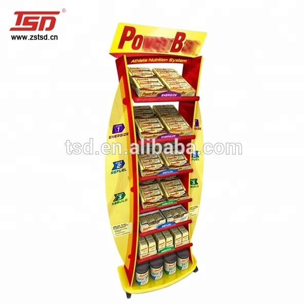 Wooden Chocolate Bar Display Shelf Stand for Retail Snacks - Modern ...