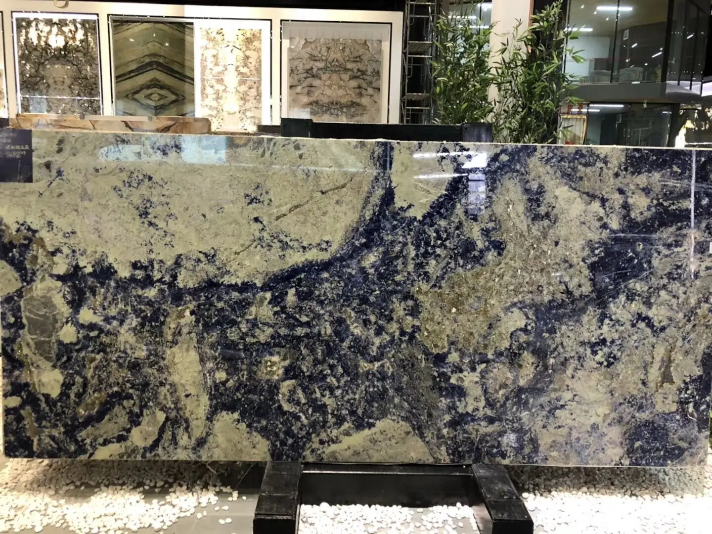 Raw Brazil Sodalite Blue Marble Slab - Luxury & Durability