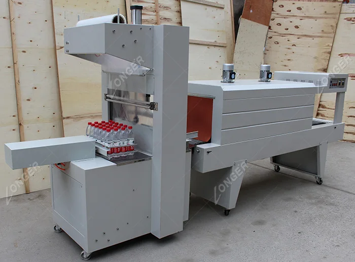 Semi-automatic Heat Seal Shrink Wrap Tunnel Packaging Machine