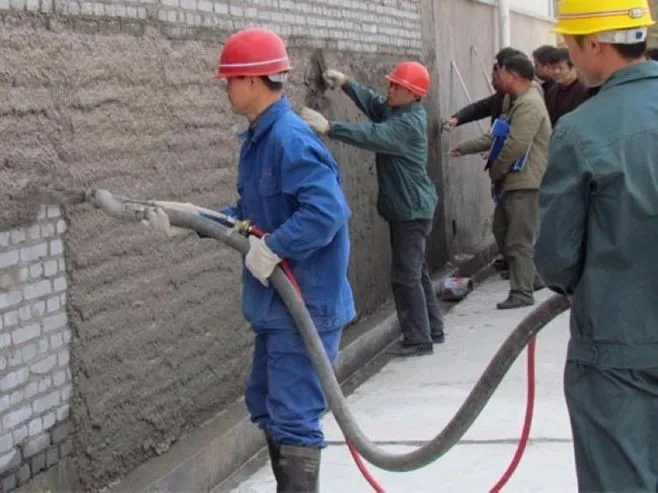 Automatic Grouting Pump Cement Plater Mortar Spraying Machine - Buy ...