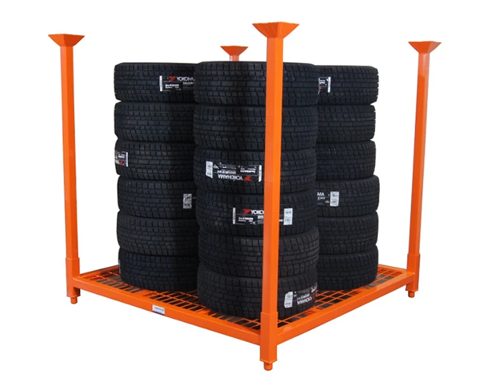 Heavy Loading Steel Stacking Tire Rack - Buy Stacking Tire Rack,Steel ...