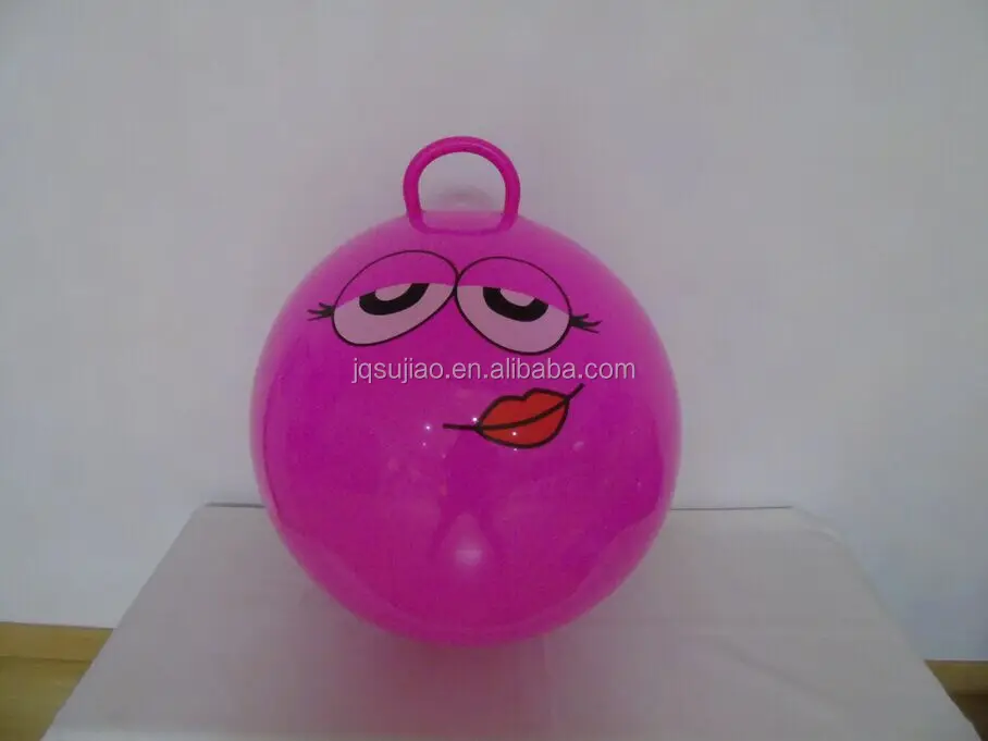 Eco-friendly Space Pvc Hopper Ball Jumping Ball With Round Handle - Buy ...