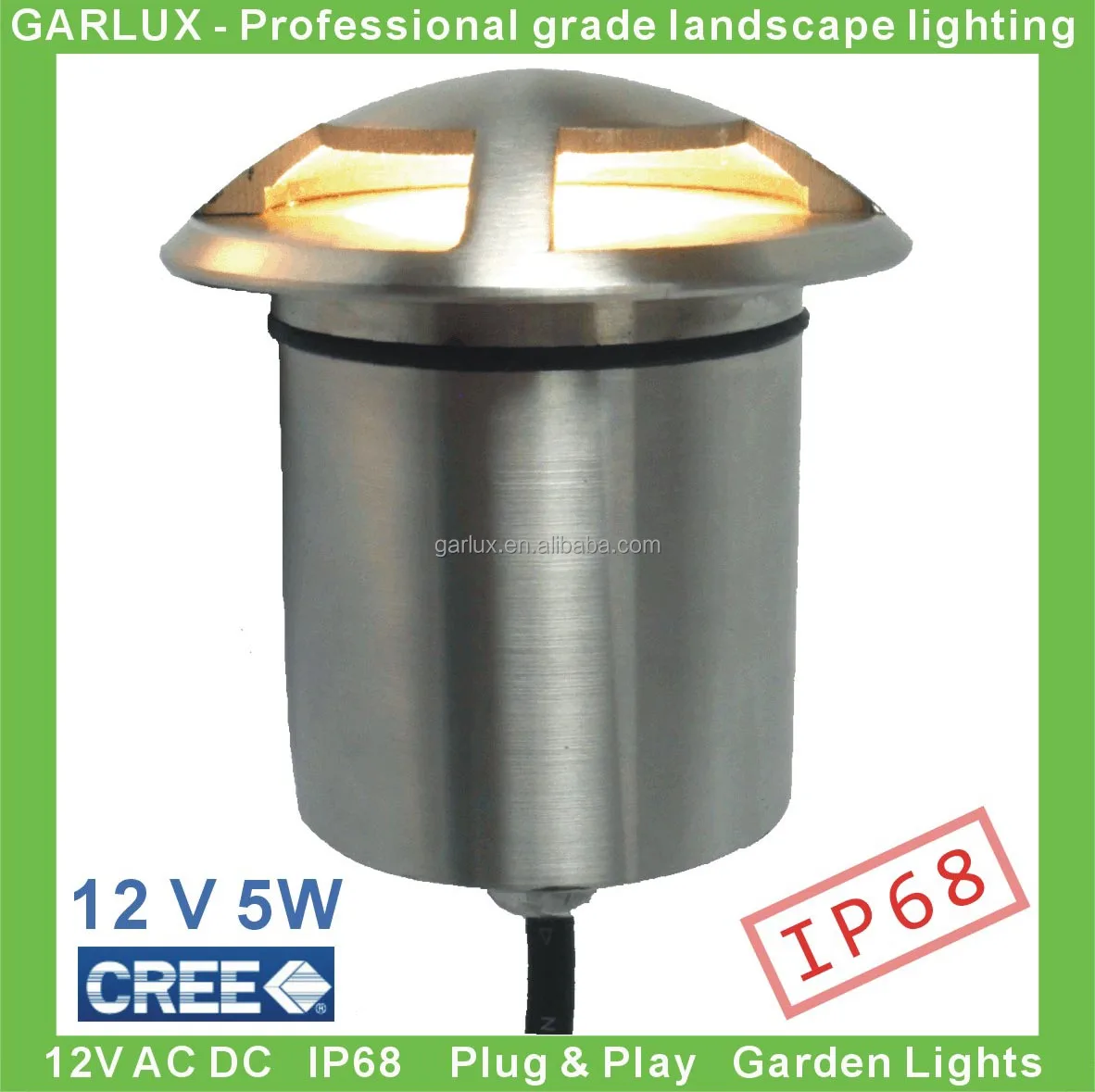 12 volt 5 watt led oprit verlichting met twee luik-leidene ondergrondse ...