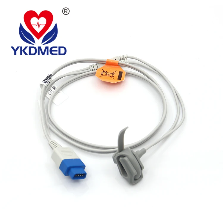 Ge Datex-ohmeda Trusat 9pins Reusable Neonatal Baby Spo2 Sensor Silicon ...