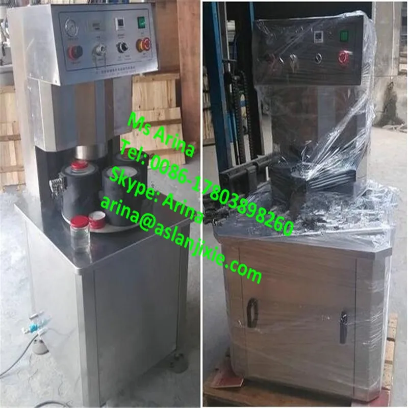 Industrial Glass Bottle Lid Capping Machine/glass Can Lid Closing ...