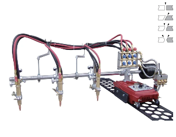 GCD3-100 Three Multiple Torch Straight Gas Cutting Machine Cutter for ...