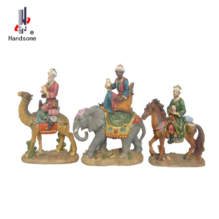 8 Inch High Quality Resin Three Kings Statue - Buy Resin Three Kings ...