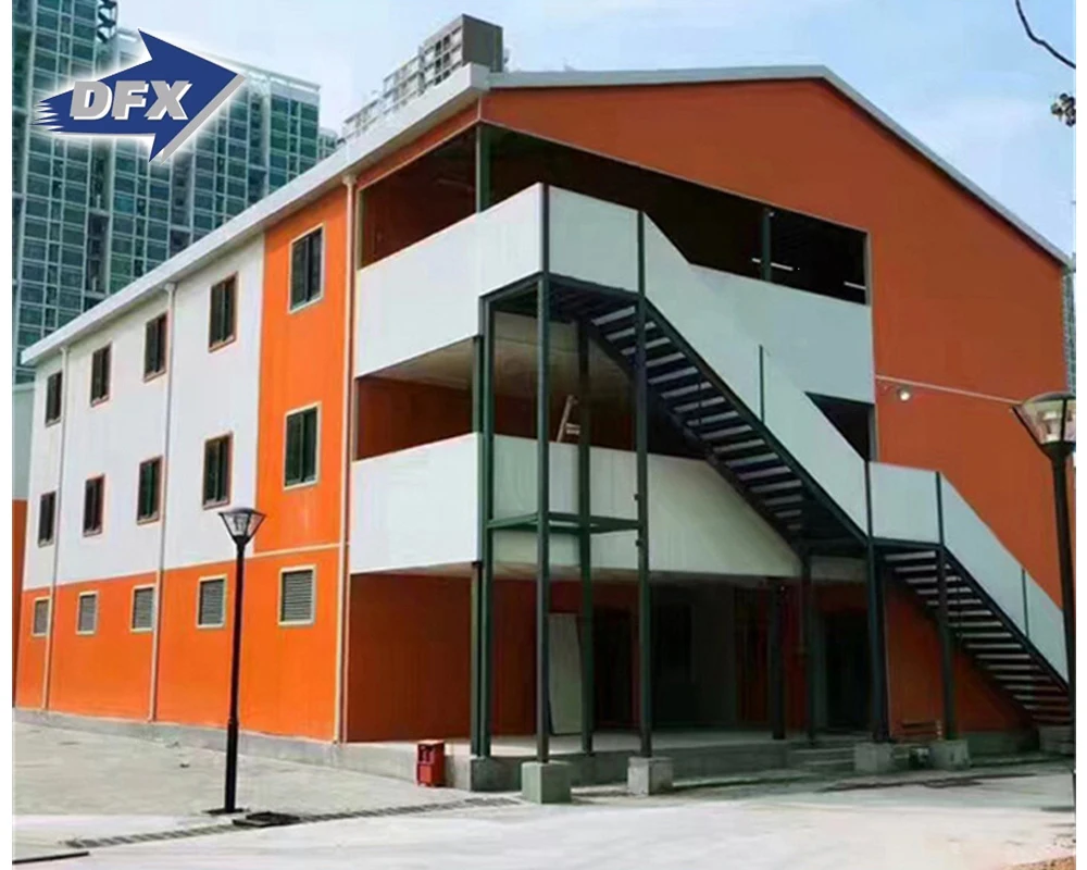 China Lightweight Prefabricated Steel Structure School Building