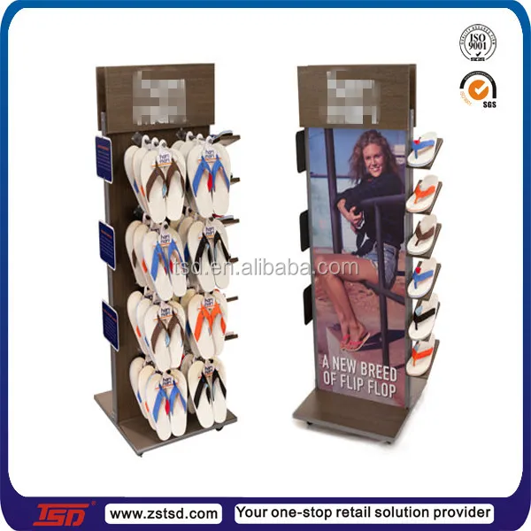 Wooden Flip Flops Display Rack - Buy Flip Flops Display Rack,Slipper ...
