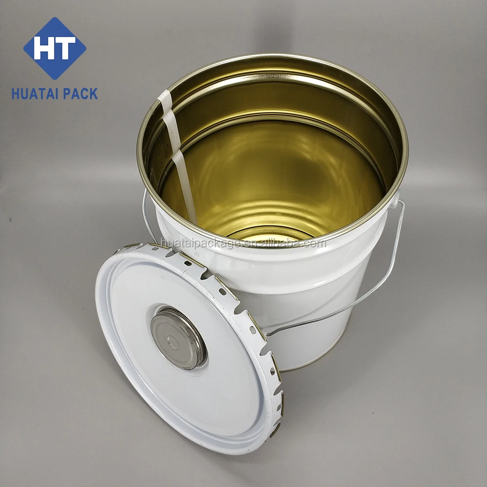 20l Tinplate Ink Pail With Lock Ring Lids Manufacturer - Buy Ink Tin ...
