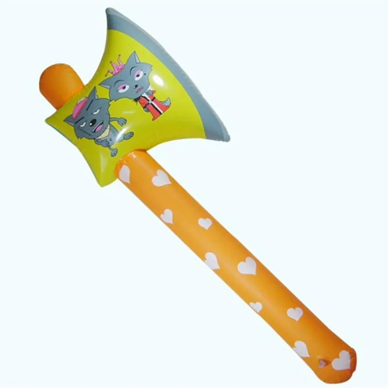 Cartoon Printing Inflatable Axe,Pvc Inflatable Axe Toy For Kids - Buy ...
