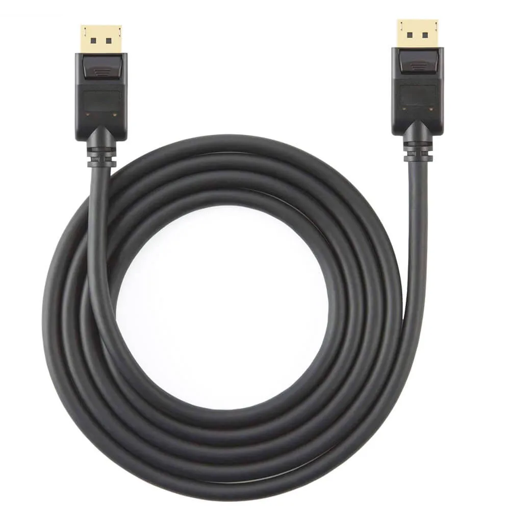 Umateck Displayport 1.2 Cable - 4K, 3m, Latched Connectors
