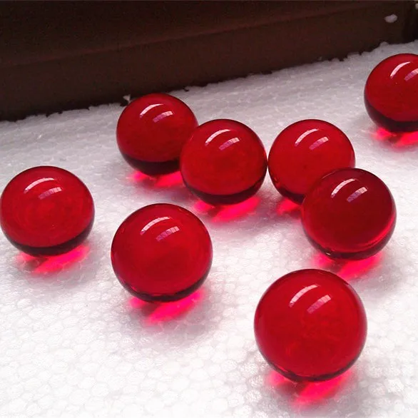 Hot Sale Red Color 16mm25mm35mm100mm120mm150mm Glass Ball Solid Red ...