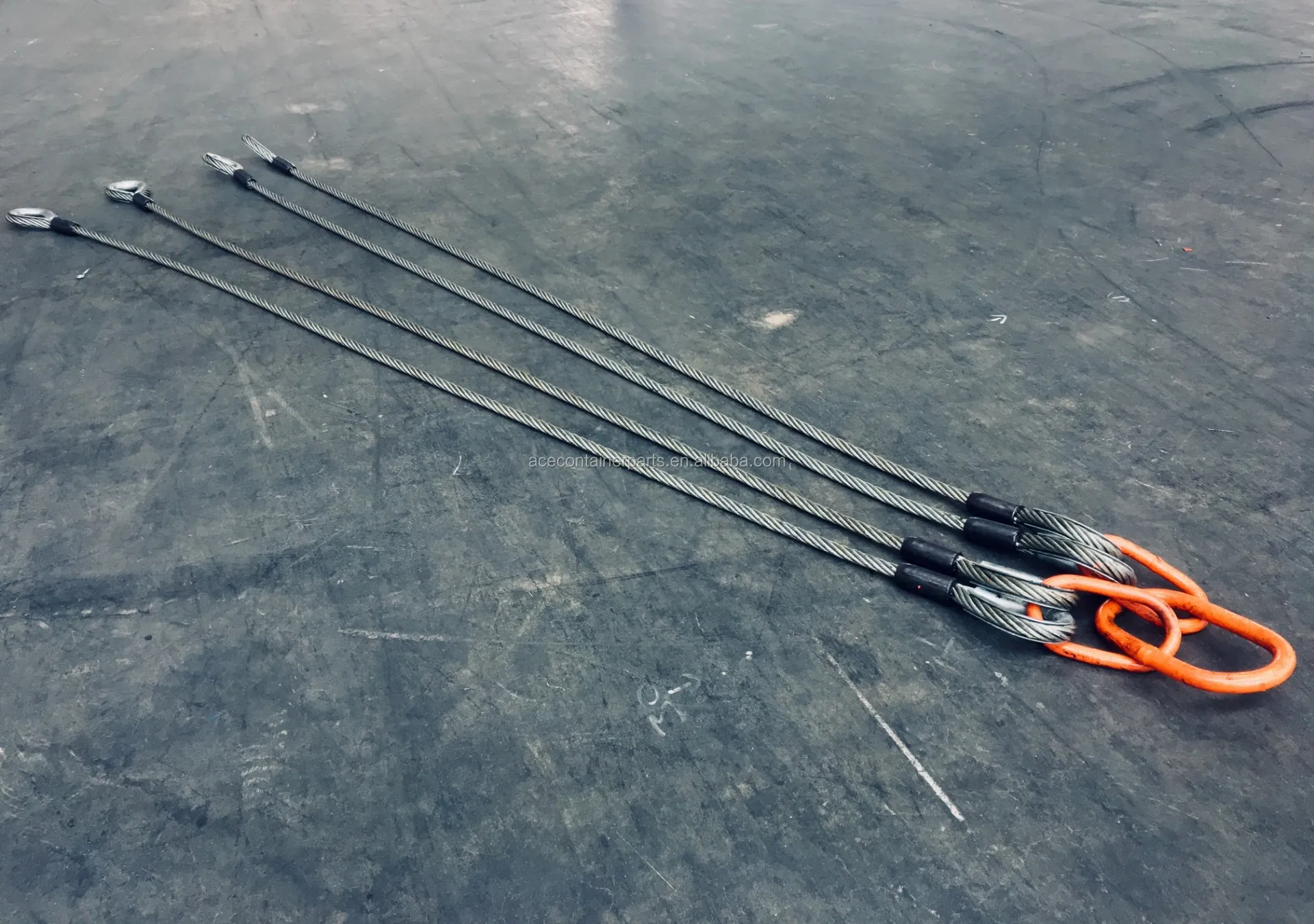 10ton-30ton DNV 2.7-1 Standard Steel Wire Rope Lifting Slings for Offshore