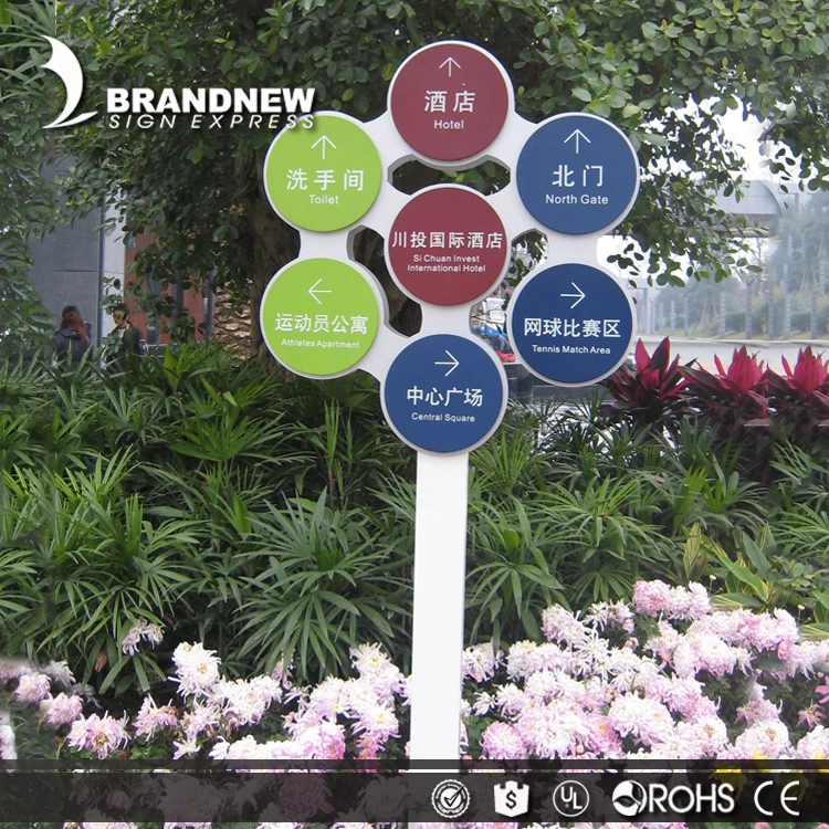 Modern Wayfinding Signage - BRANDNEWSIGN Aluminum Light Box