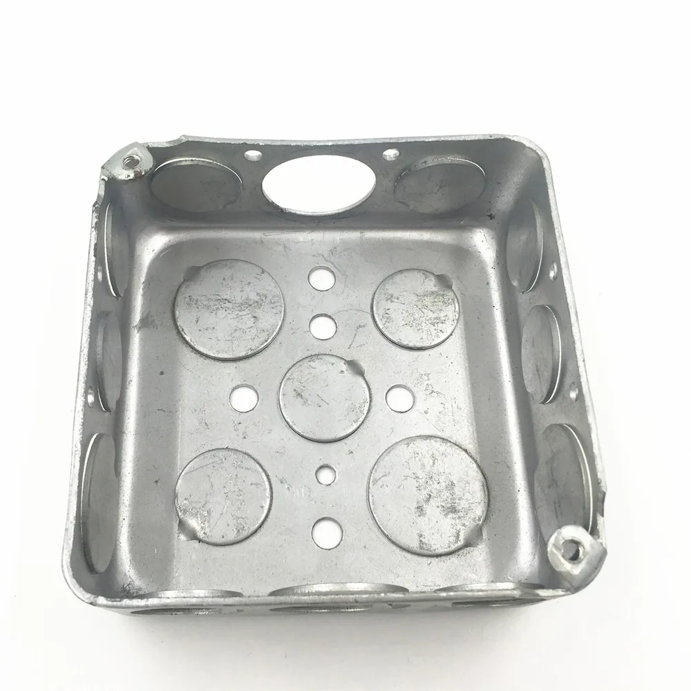 4x4 Square Electrical Junction Conduit Switch Outlet Pre-galvanized ...