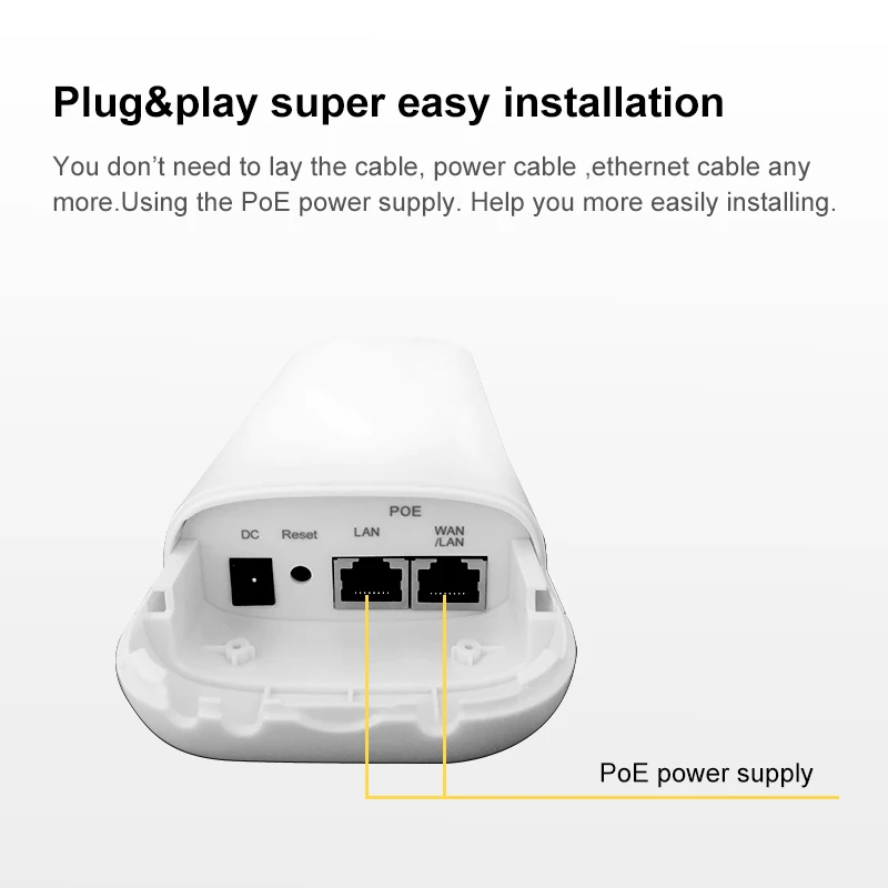 24ghz Outdoor 12v Wifi Repeater With Ethernet 150mbps 24ghz Lede ...