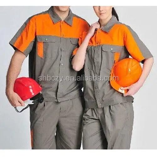 OEM 35%cotton 65%polyester Workwear Uniforms for Industrial Use