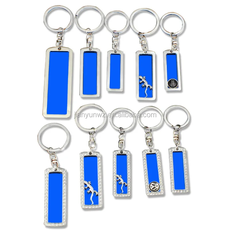 Custom Blank Laser Engraved Logo Metal Keychain - Buy Metal Keychain ...