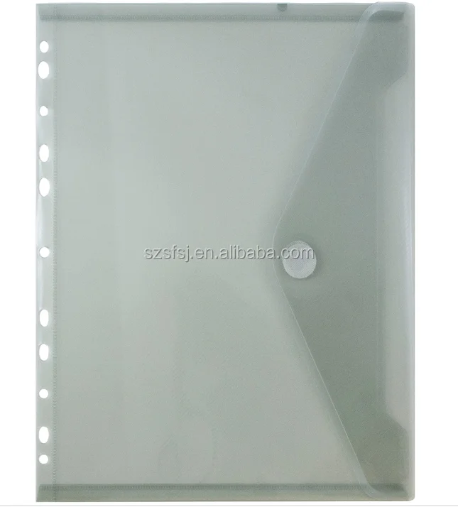 11 agujero perforado Binder sobre PP sobre la carpeta con el disco de ...