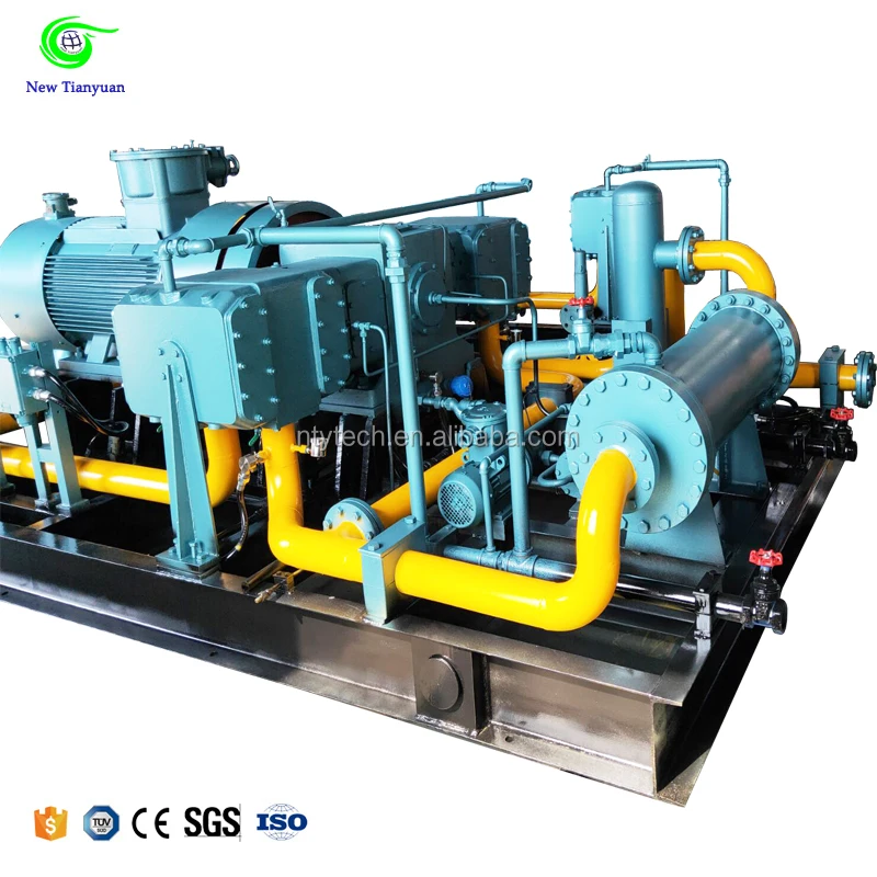 Oil Free Lubricated Piston Reciprocating Hydrogen Gas Compressor