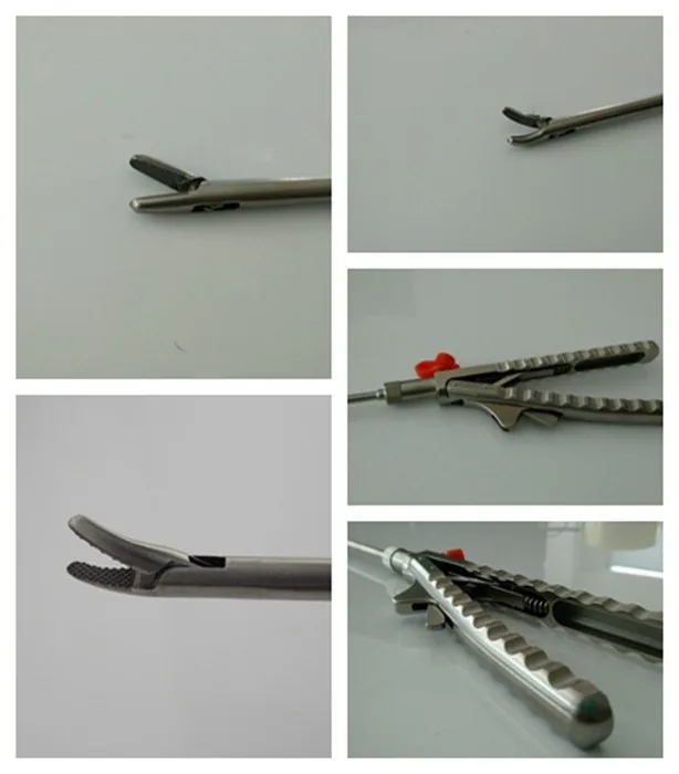 Medical Endoscopy Laparoscopic Needle Holder Forceps