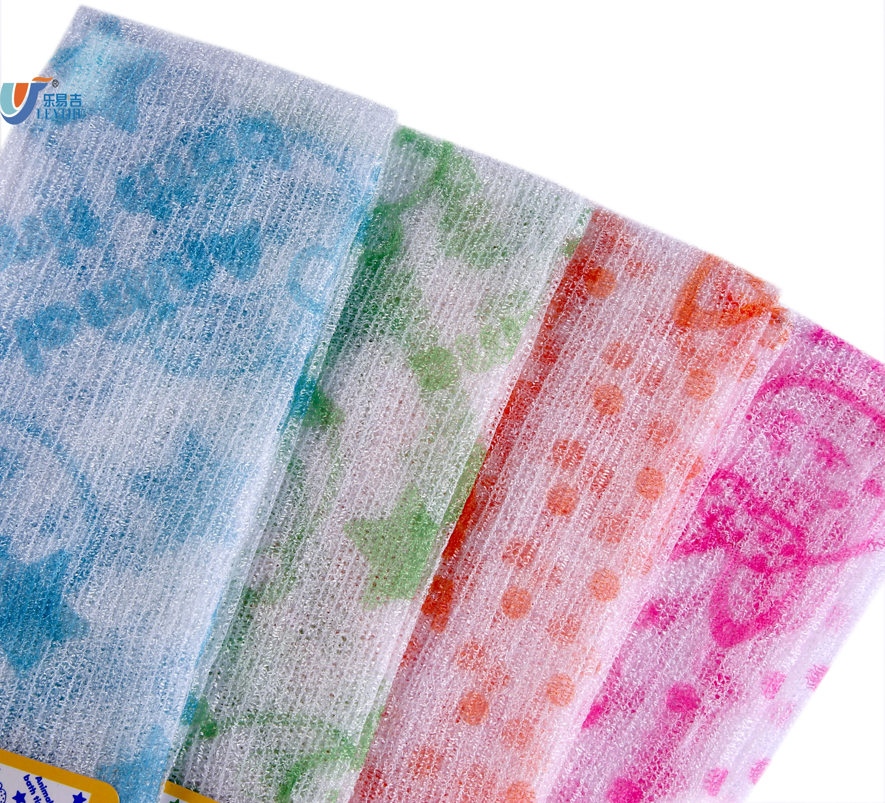 Printing 100% Nylon Spa Massage Towel Hotel Exfoliating Towel Baby Bath ...