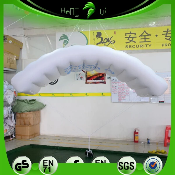 White Giant Inflatable Parachute - Rocket Parachute Signal