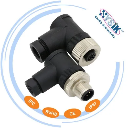 Devicenet Cordset M12 B Coding 5 Pin Female And Male Connector - Buy ...