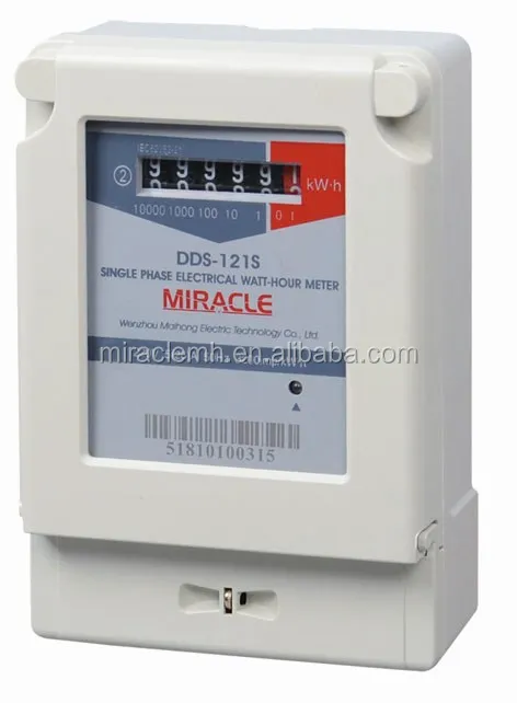 Single Phase Rs485 Port Modbus Smart Digital Electric Energy Meters ...