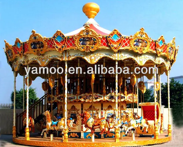 Romantic Fun Fair Rides Merry Go Round/carousel 16seats/24 Seats ...