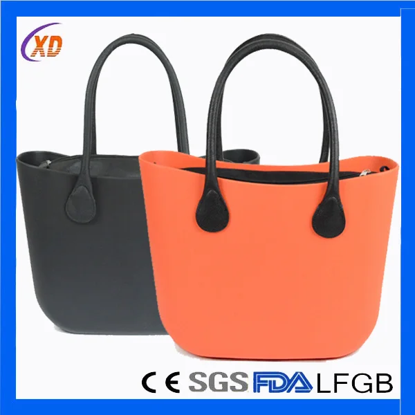 W O Men Bag Rubber Handbag Silicone Tote Bag - Buy W O Men Bag Rubber ...