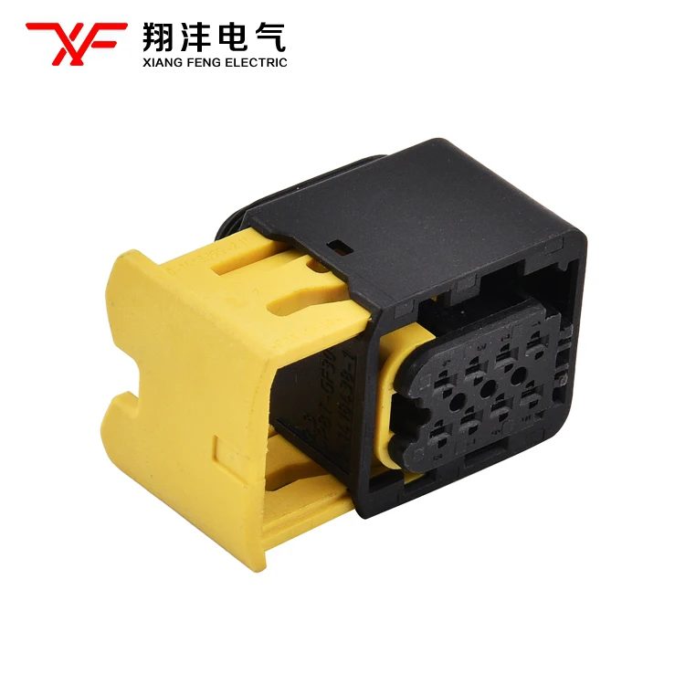 Factory Directly 1-1418479-1 Yellow+black Automotive Female 8 Pin Ip67 ...