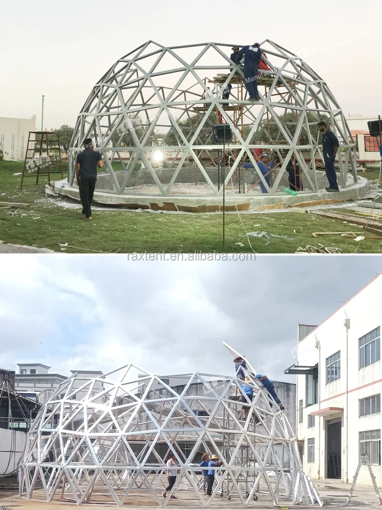 Hot Sale Customized Prefabricated Dome House for Temporary Use ...
