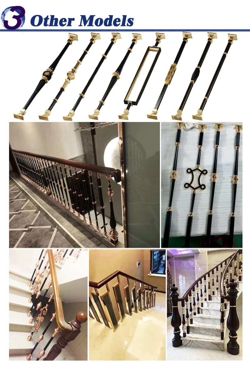 New Designs Indoor Stairs Removable Handrail For Hotel. - Buy Stair ...