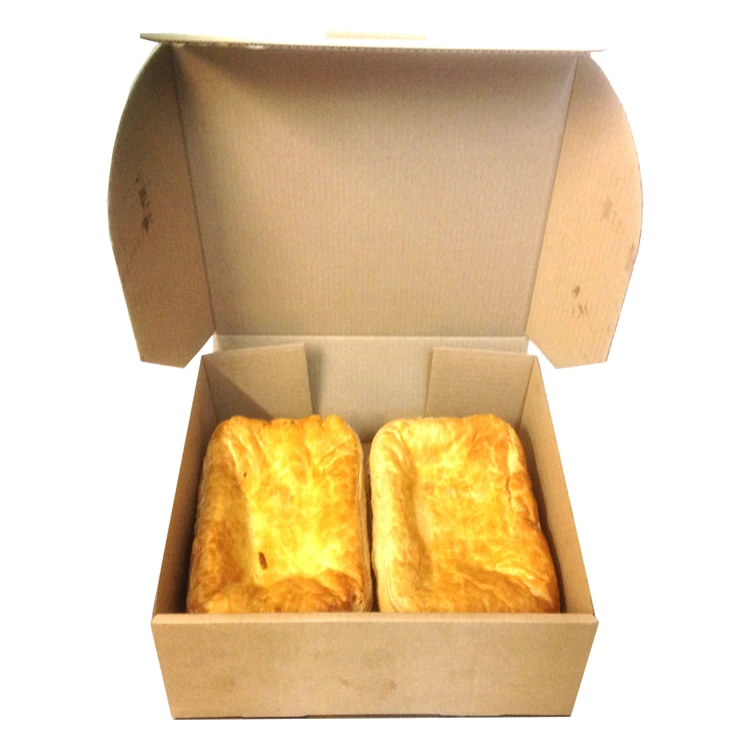 Brown Wholesale Paper Meat Pie Packaging Box - Longqihengfa