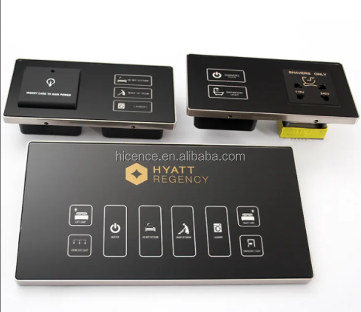 Hotel Room Control Panel - Bedside Touch Control System