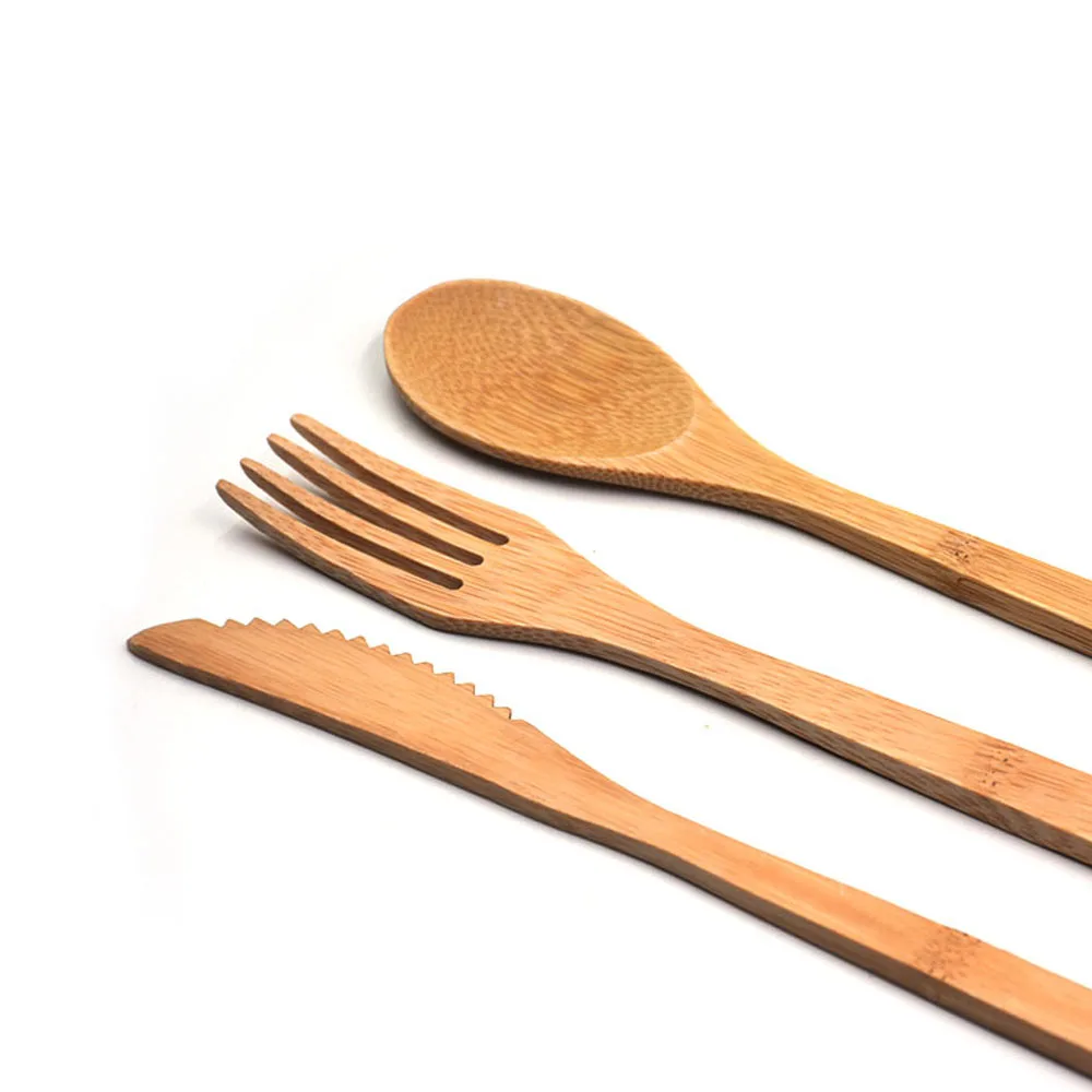 Reusable Bamboo Dinner Travel Tableware Set - Buy Bamboo Dinner ...