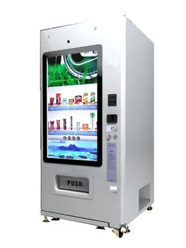 Lcd Touch Screen Vending Machine/snack Beverage Vending Machine Cooling ...