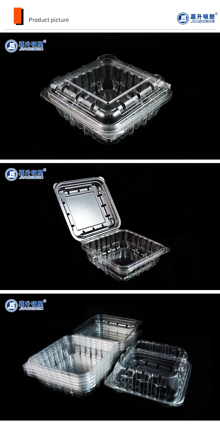 Vacuum Form Pet Plastic Clamshell Packaging Fruit Box For Blueberry ...
