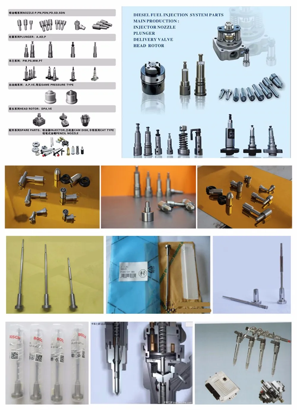 High Quality New Diesel Engine Parts Element Denso Fuel Injector Nozzle 105007-1210 Nd-dn0pdn121 ...