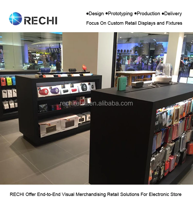 Rechi Custom Hi-end Retail Cell Phone Display Counter With Under-table ...