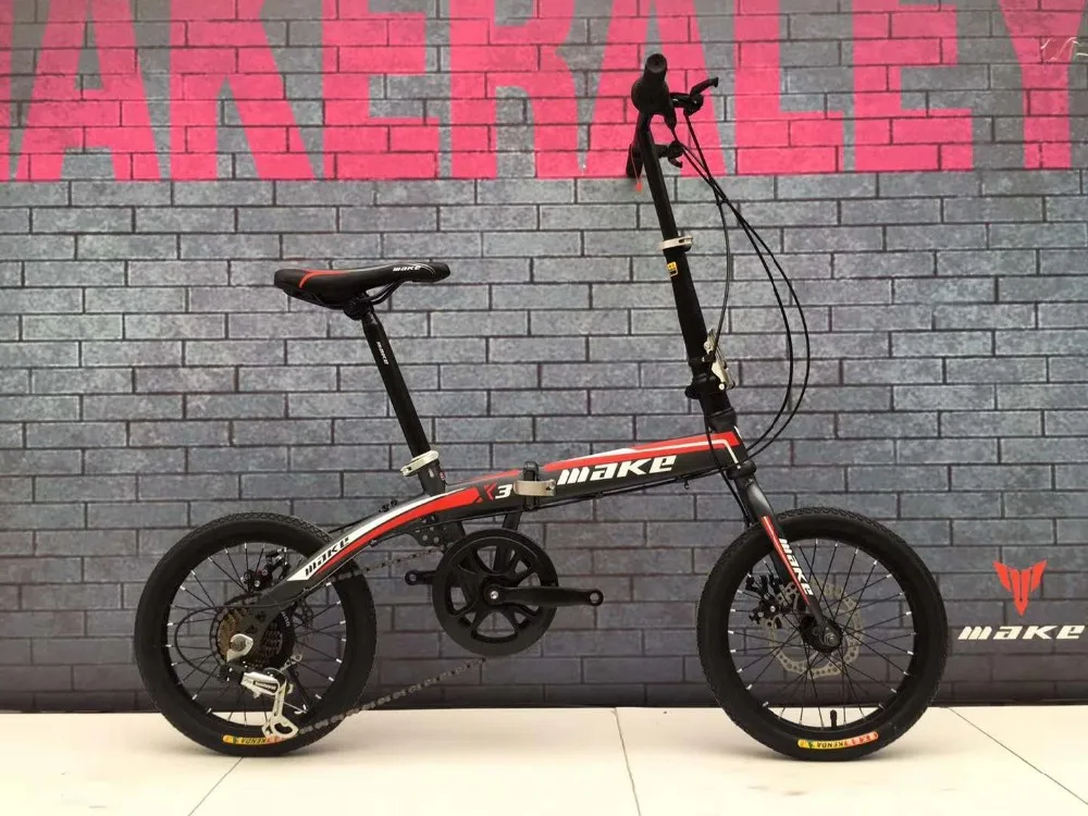 High Quality New Model 16 Inch Folding Bike 7 Speed Disc Brake - Buy ...