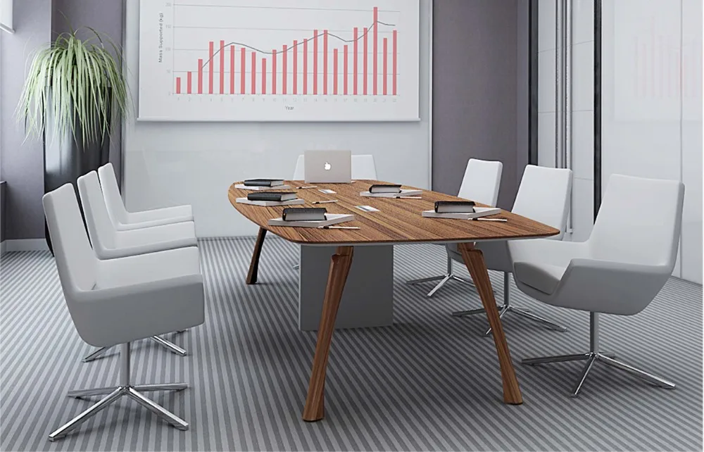 2016 Modern Stylish Office Furniture - 6 Seater Meeting Table Designs ...