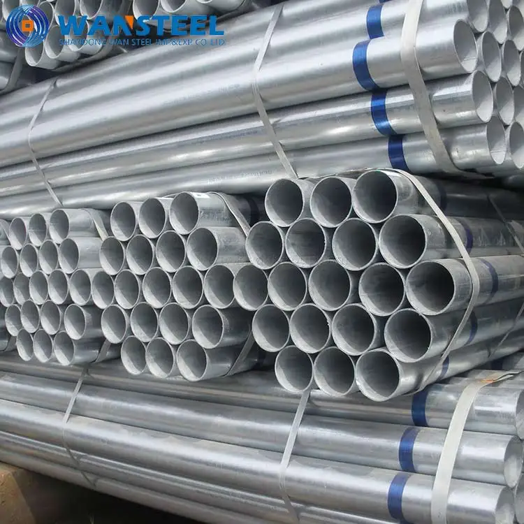 ASTM/JIS Certified Schedule 40 Galvanized Welded Steel Pipe with Hot ...