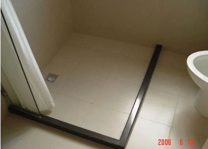 PVC Shower Room Water Retaining Bar - Durable & Waterproof