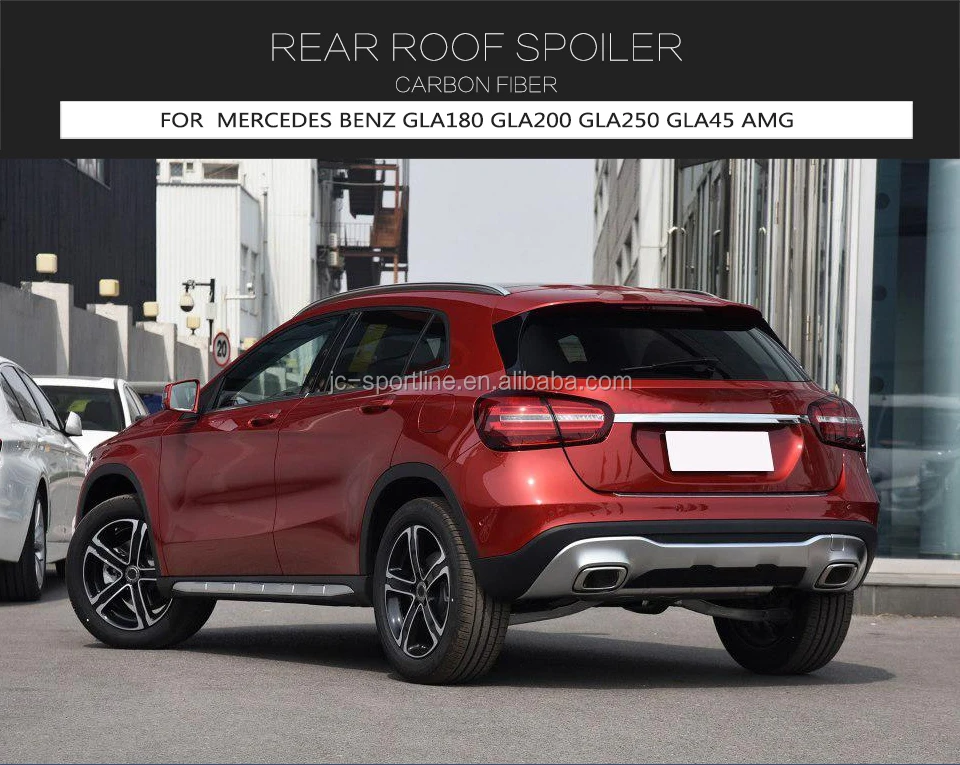 Mercedes-benz Gla-class Carbon Fiber Roof Wing Spoiler - Oem