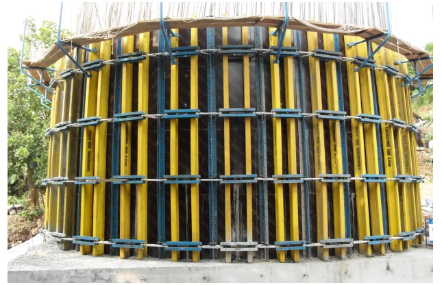 Lianggong Concrete Circular Water Tank Formwork System With H20 Timber ...