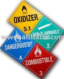 Pack of 25 Labelmaster ZT4-2796 UN 2796 Corrosive Hazmat Placard ...