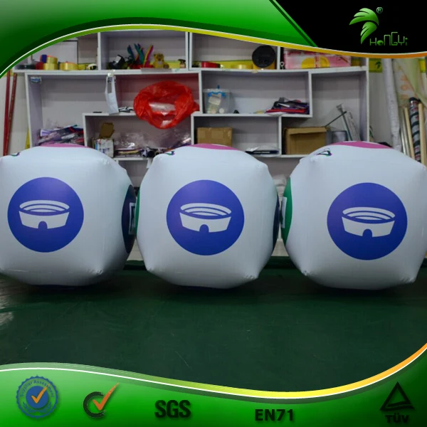 Factory Price Custom Inflatable Rubik's Cube Shape Life Buoy Air ...